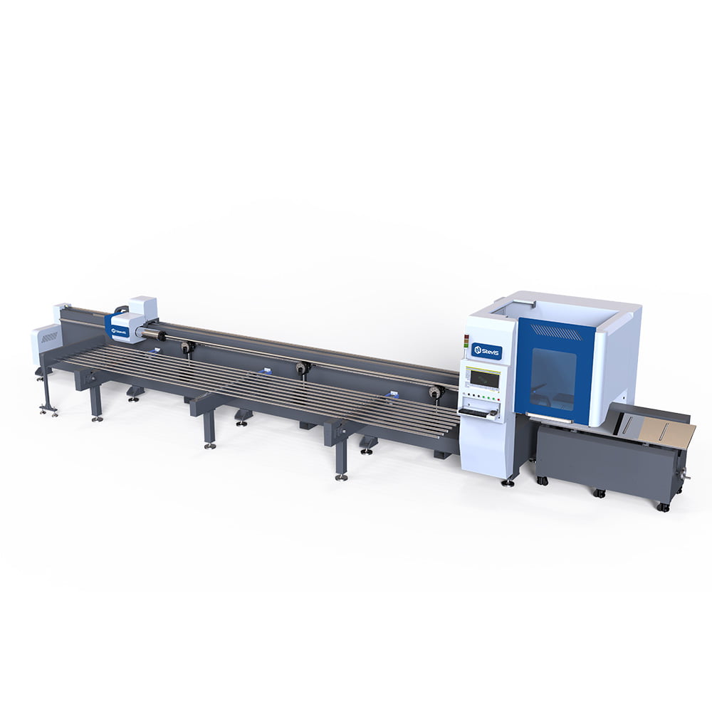 High speed metal pipe laser cutting machine - Stevis